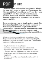 Chapter 7 - The Good Life (STS) | PDF | Science | Reality