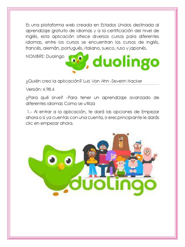 Duolingo Mia | PDF | Crecimiento personal y profesional | Ciencias sociales