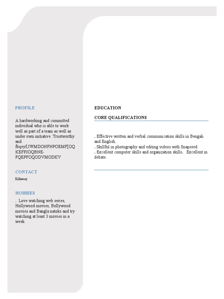 Profile: Education Core Qualifications | PDF | Career & Growth