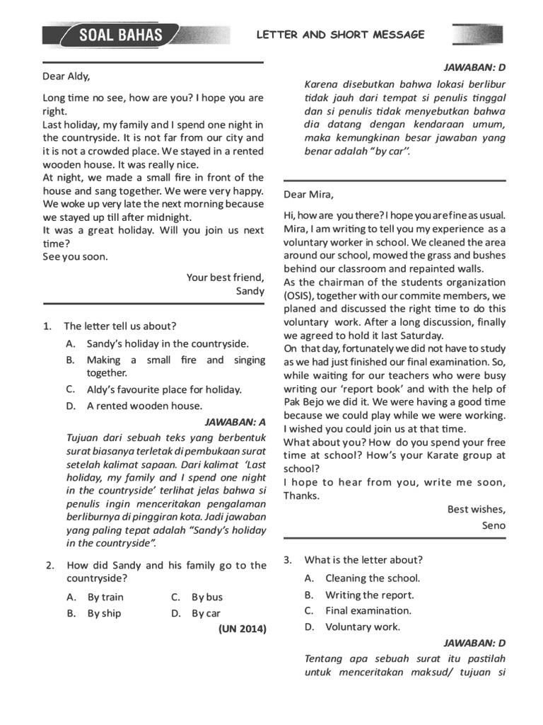 BS SMP 7-8-9 Bab B. Inggris Sec. (Short Func Text) (SB - Letter & Short ...