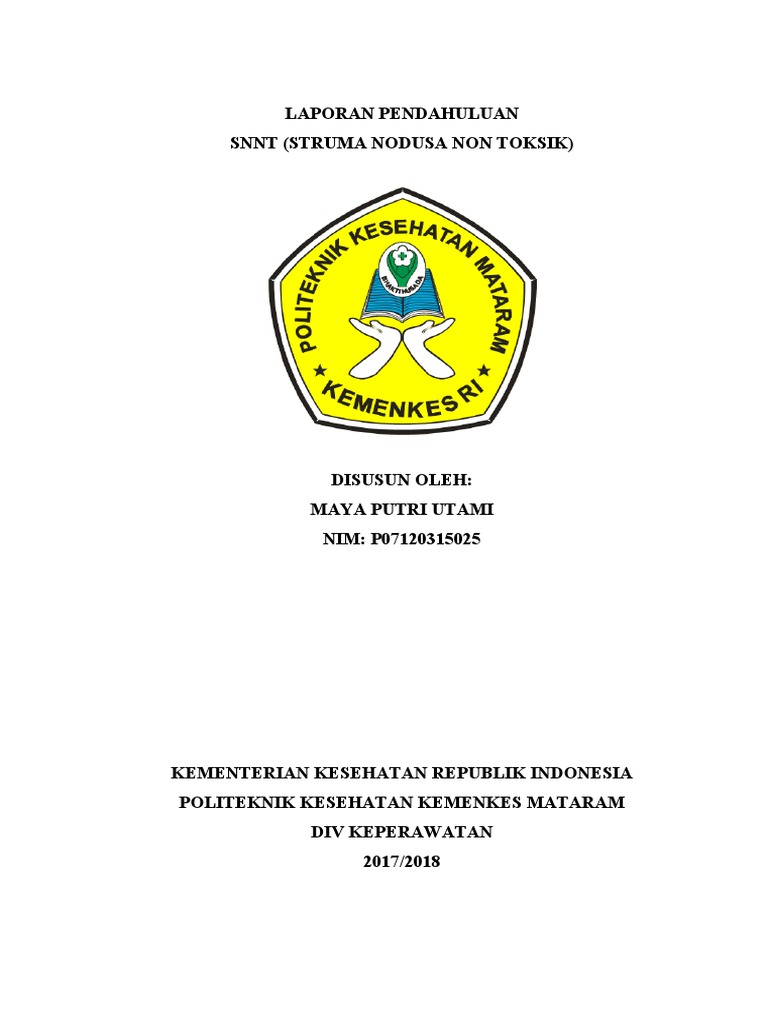 Laporan Pendahuluan SNNT | PDF | Sains & Matematika