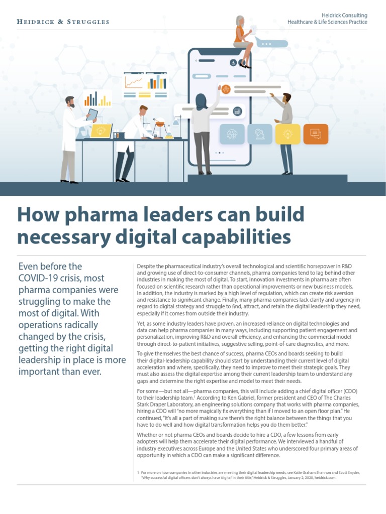 How Pharma Leaders Can Build Necessary Digital Capabilities | PDF | Pharmaceutical Industry ...
