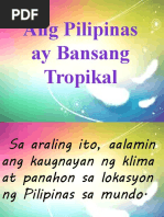 AP Aralin 5 Mga Salik Na May Kinalaman Sa Klima NG Bansa | PDF