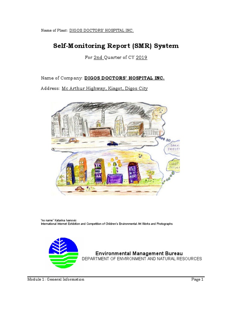Self Monitoring Report System 3RD Quarter 2018 | PDF | Septic Tank ...