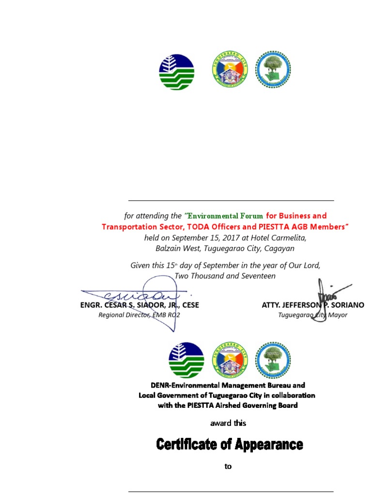 Engr. Cesar S. Siador, JR., Cese Atty. Jefferson P. Soriano | PDF