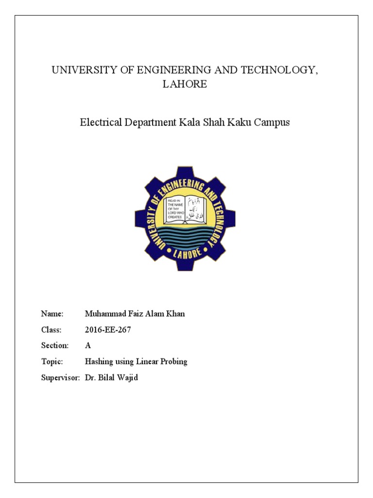 Implementing Hashing With Linear Probing In C A Program To Demonstrate Operations On A Hash