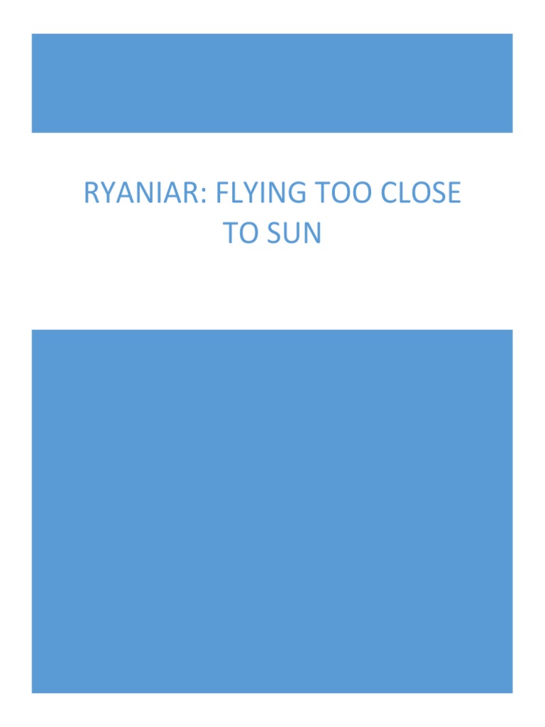 Detail Ryanair Case | PDF | Low Cost Carrier | Airlines