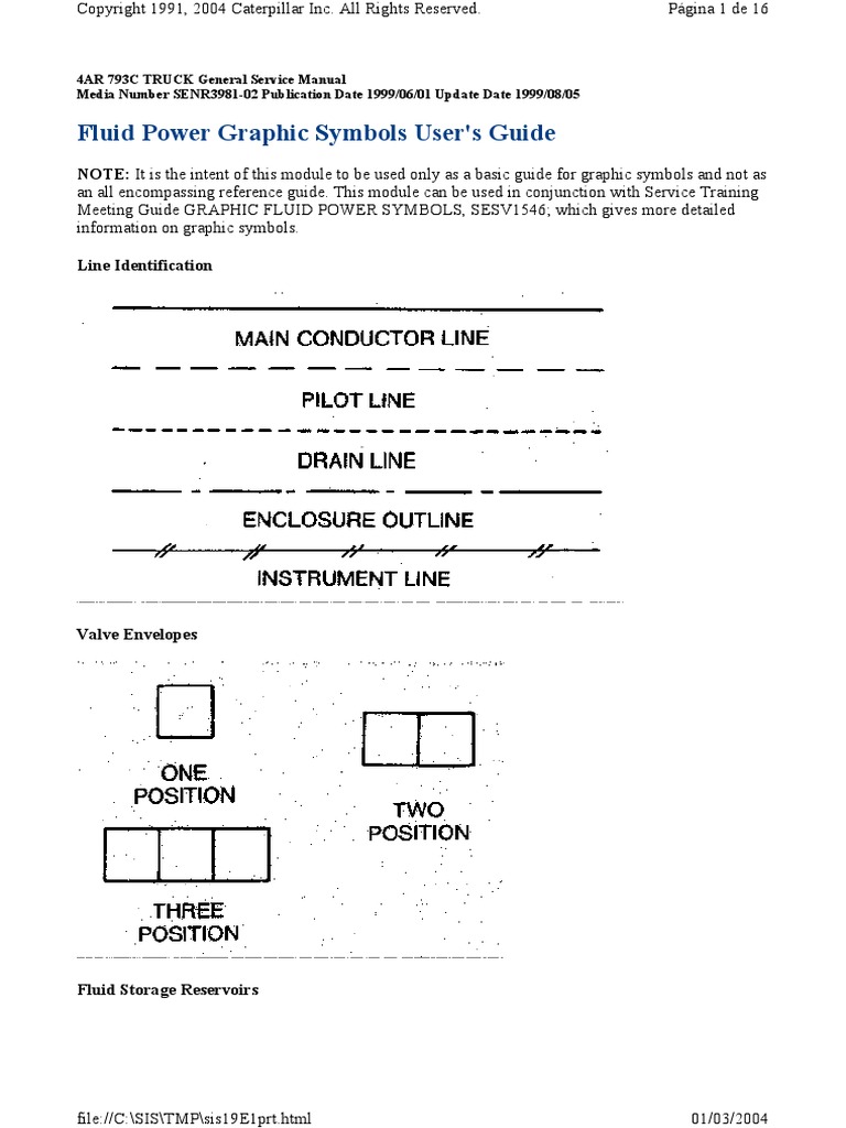 Fluid Power Graphic Symbols User's Guide | PDF | Valve | Liquids