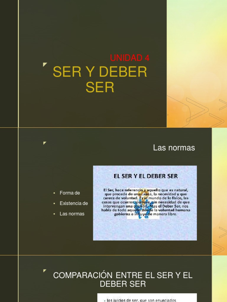 SER y DEBER SER | PDF | Proposición | La Ley natural