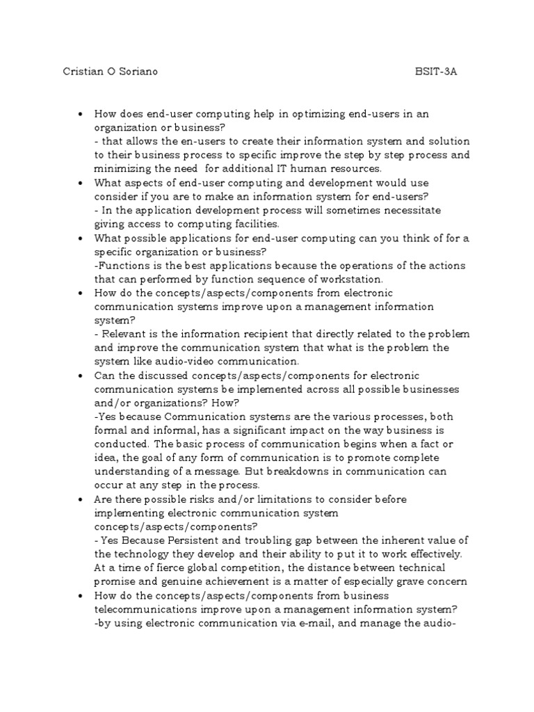 04 eLMS Activity 1 | PDF | Information System | System