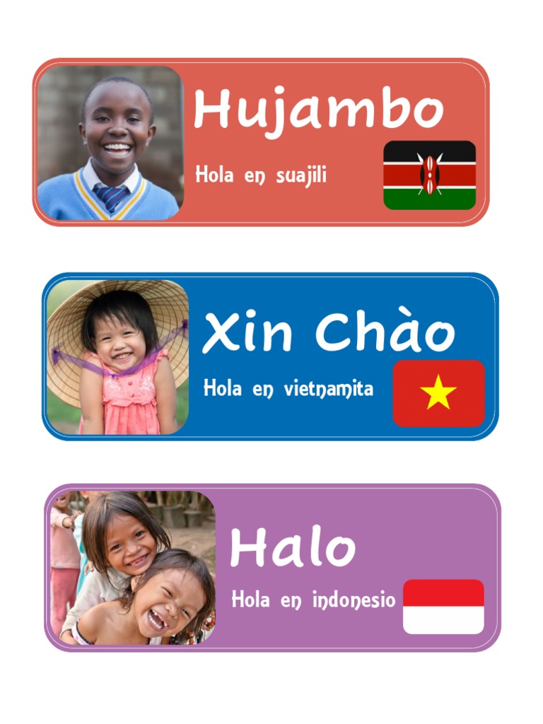 Saludos Del Mundo en Español | PDF