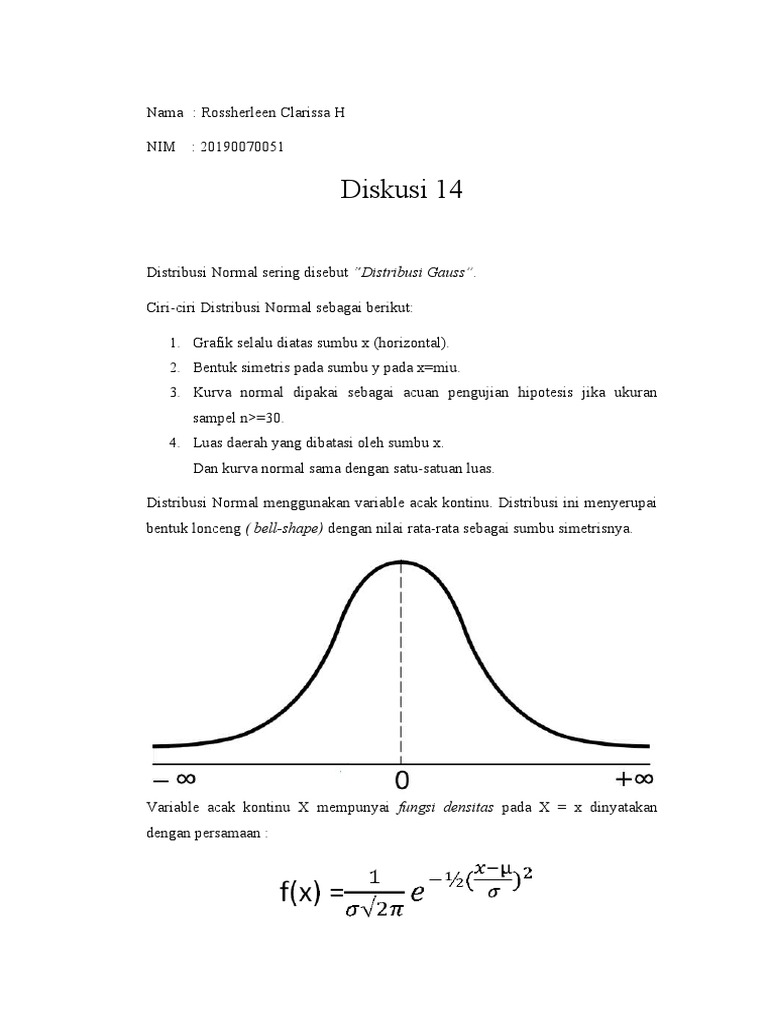 Rangkuman Distribusi Normal | PDF