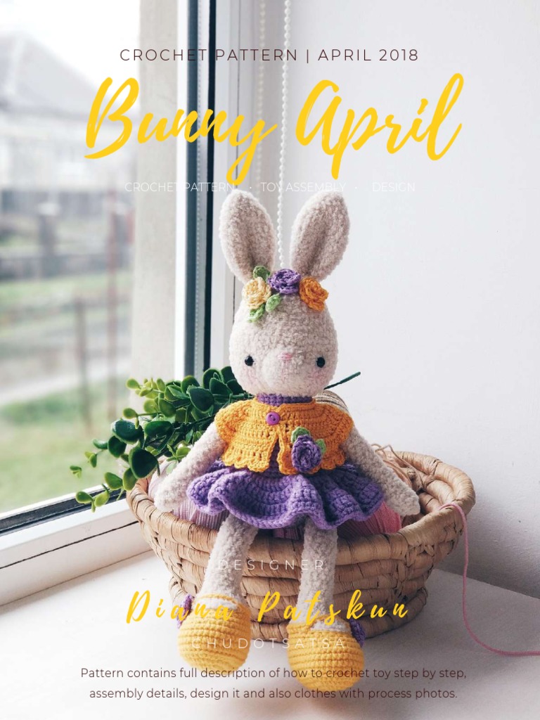 Bunny April: A Step-by-Step Guide to Crocheting an Adorable Amigurumi ...