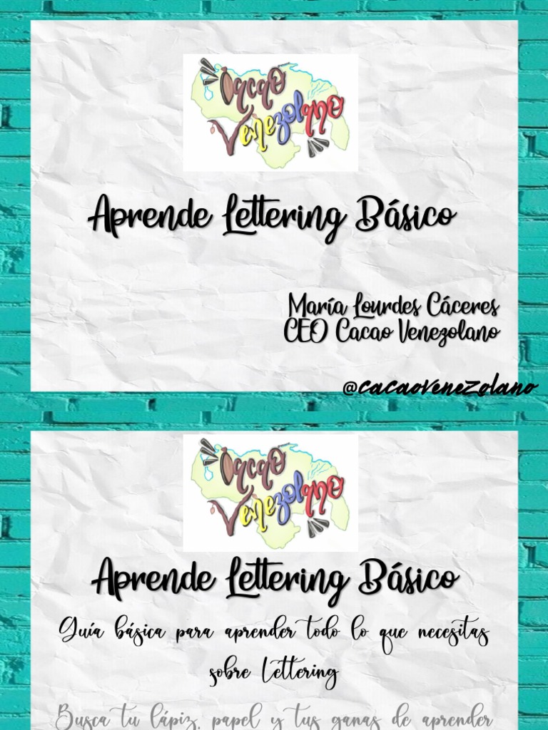 Guía de Lettering Básico PDF | PDF | Tipografía | Sombra