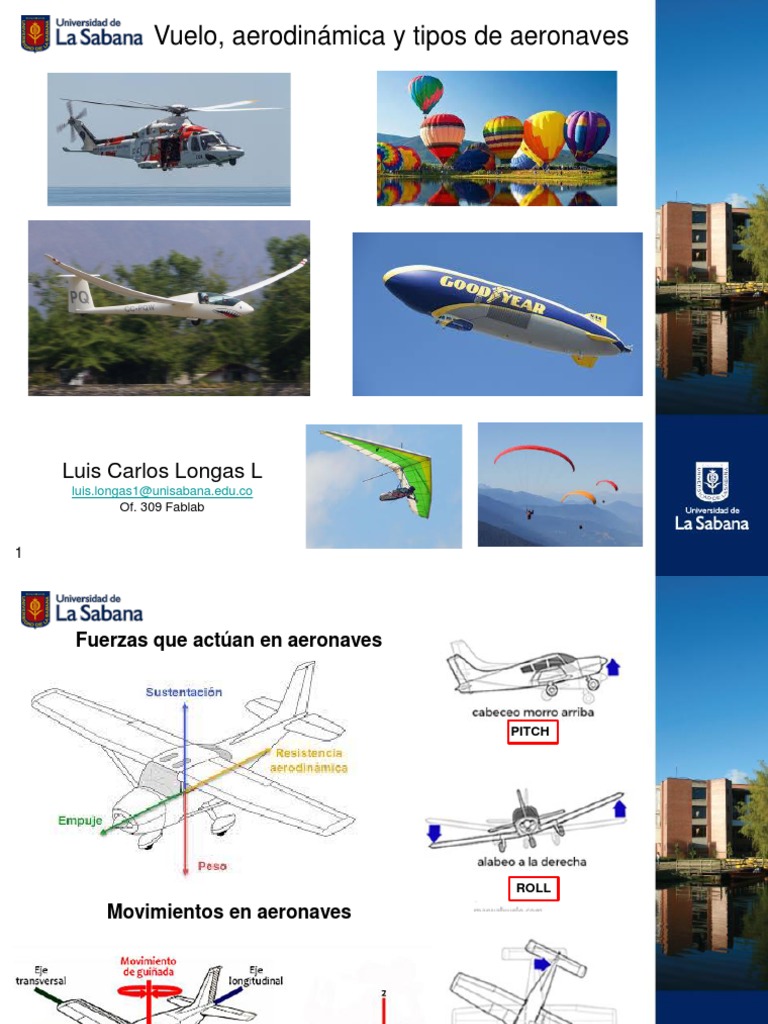 Vuelo, Aerodinámica y Tipos de Aeronaves | PDF | Aeronave | Ala