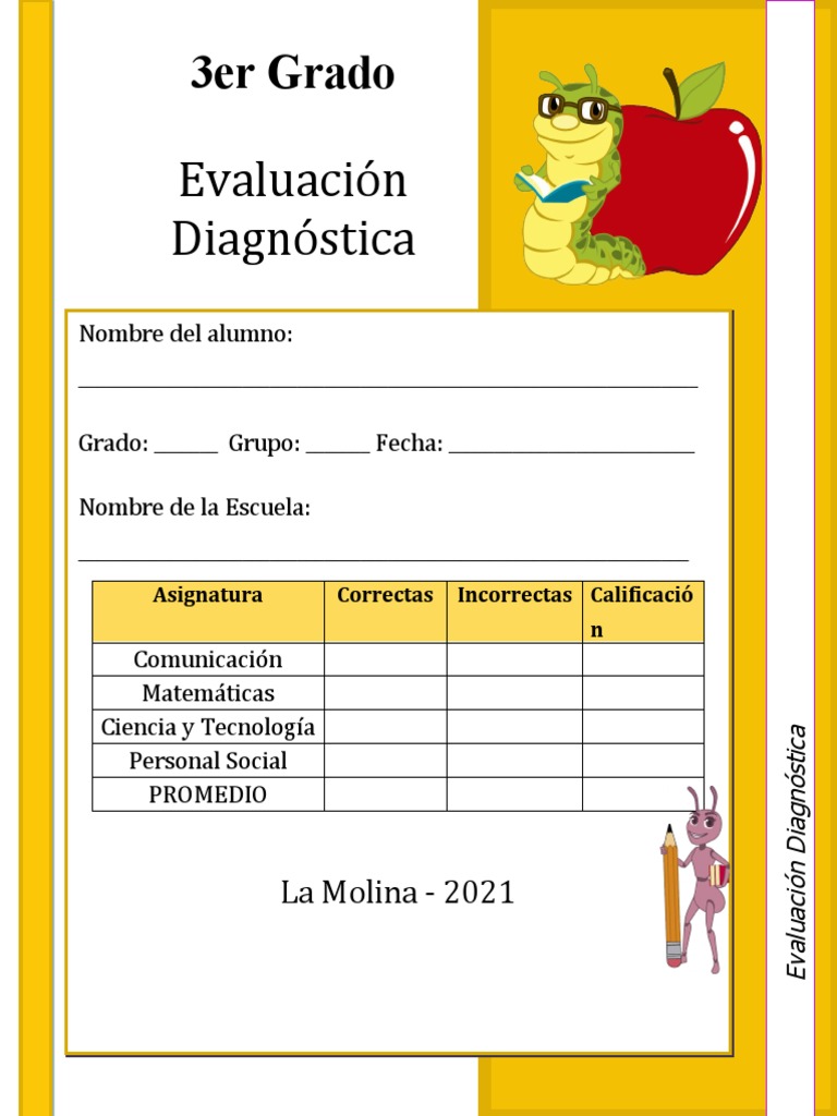 Evaluación Diagnóstica 3er Grado | PDF