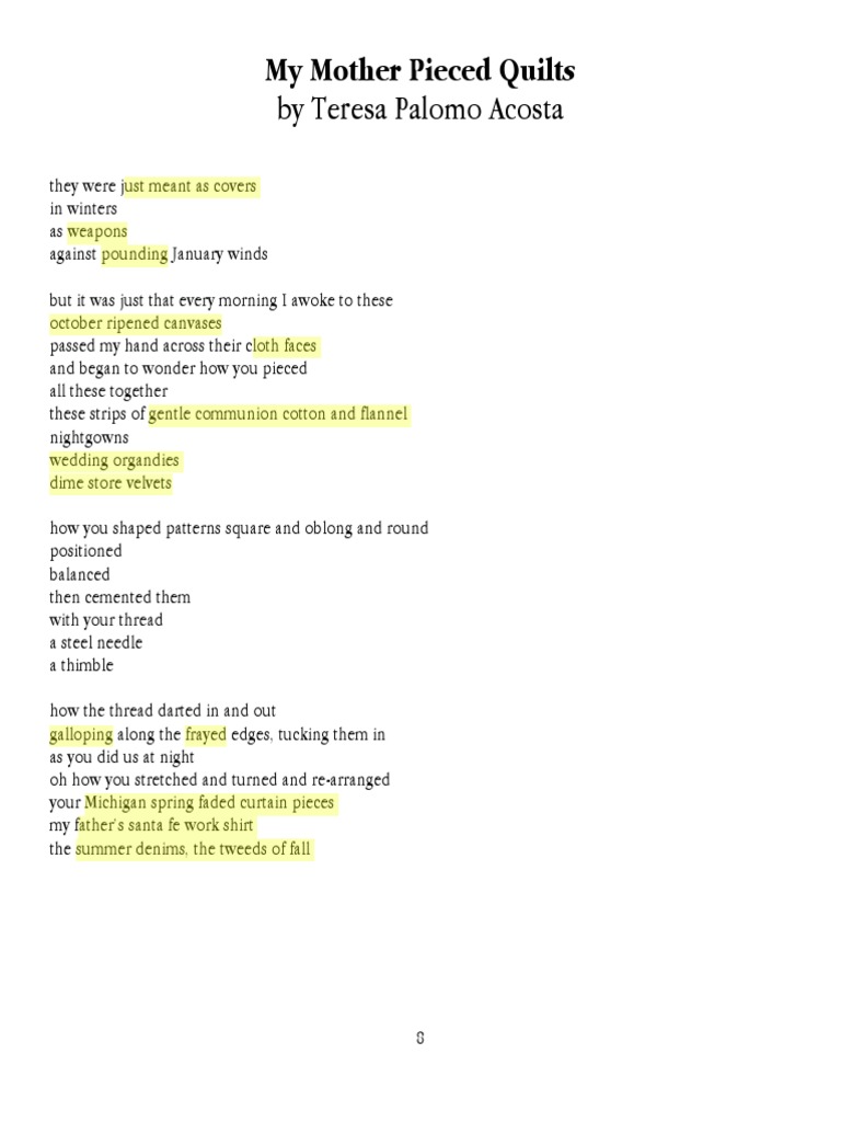 My Mother Pieced Quilts | PDF