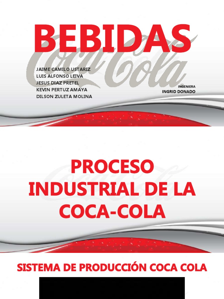 Proceso Industrial de La Coca-Cola | PDF | Coca Cola | Agua