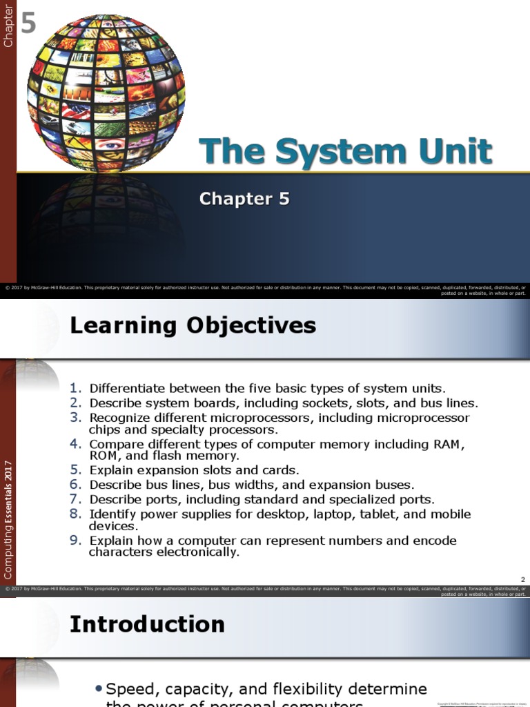 The System Unit | PDF | Computer Data Storage | Read Only Memory