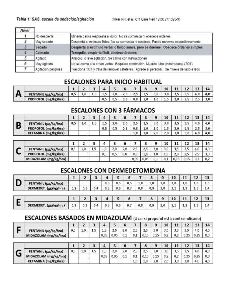 Protocolo de Sedación | PDF | Bienestar | Medicina