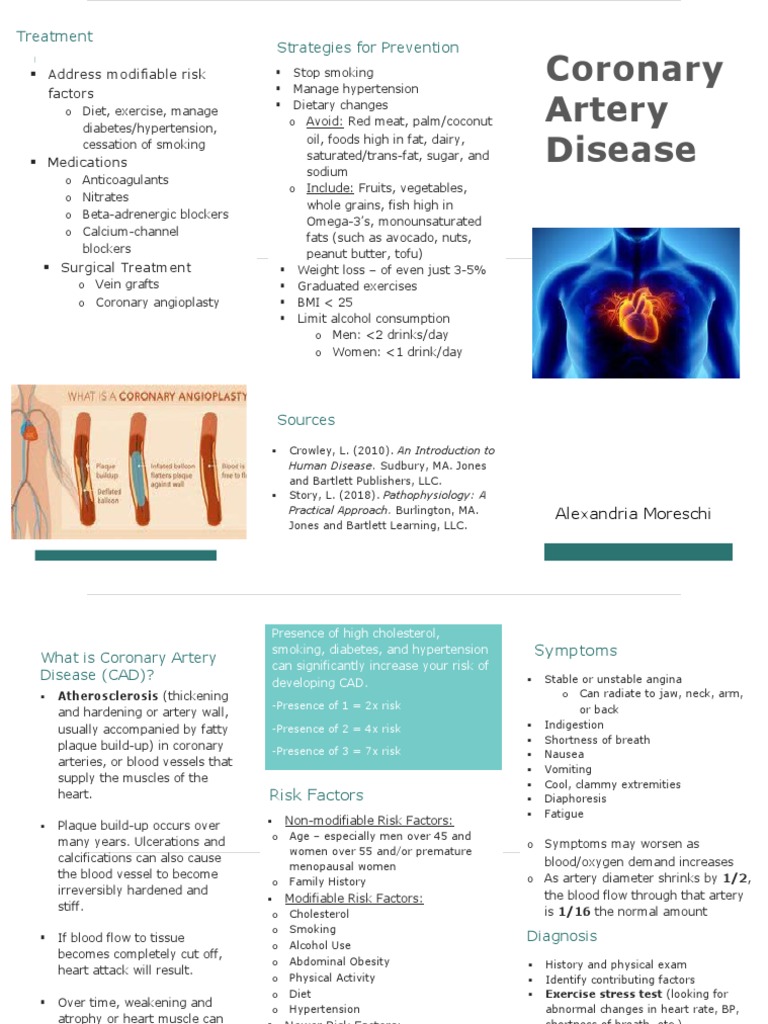 Cad Pamphlet | PDF | Myocardial Infarction | Fat