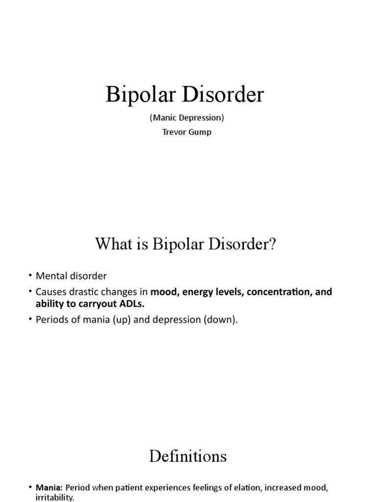 Understanding Bipolar Disorder Symptoms | PDF | Bipolar Disorder | Mania