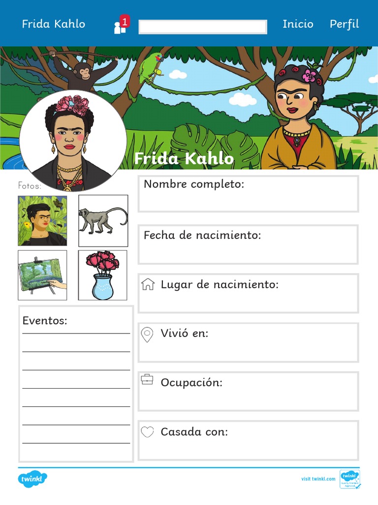 Frida Khalo Actividades | PDF