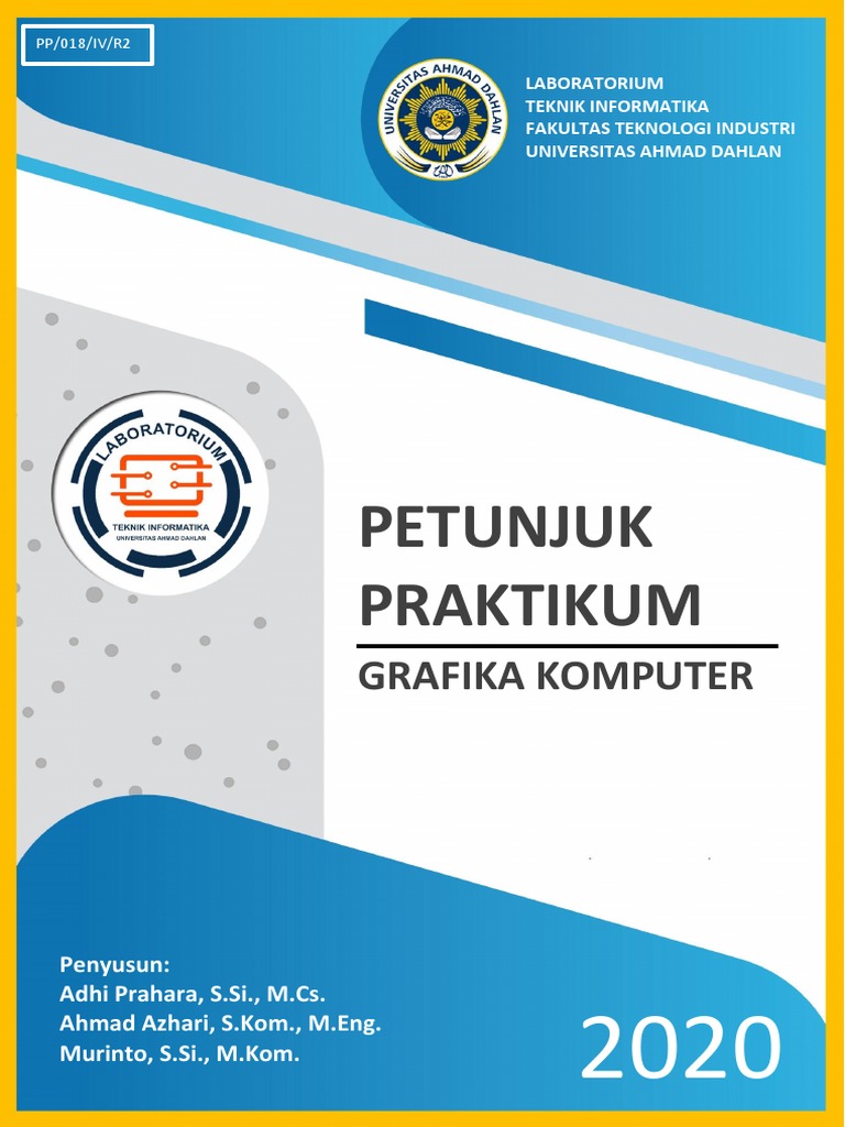 Petunjuk Praktikum Grafika Komputer 2020 Finalmodulgrafkom2020open ...