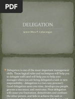 5 Levels of Delegation Cheat Sheet | PDF