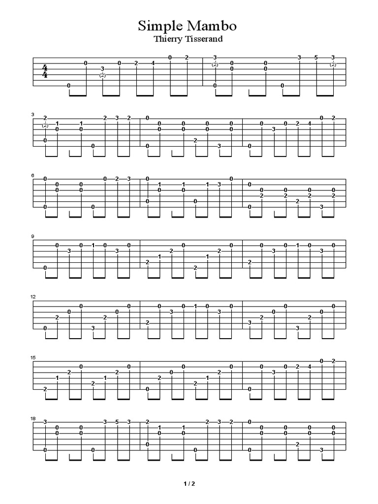 Simple Mambo dance steps | PDF