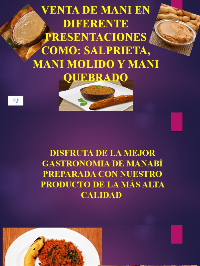 Venta de Maní en Variadas Presentaciones | PDF
