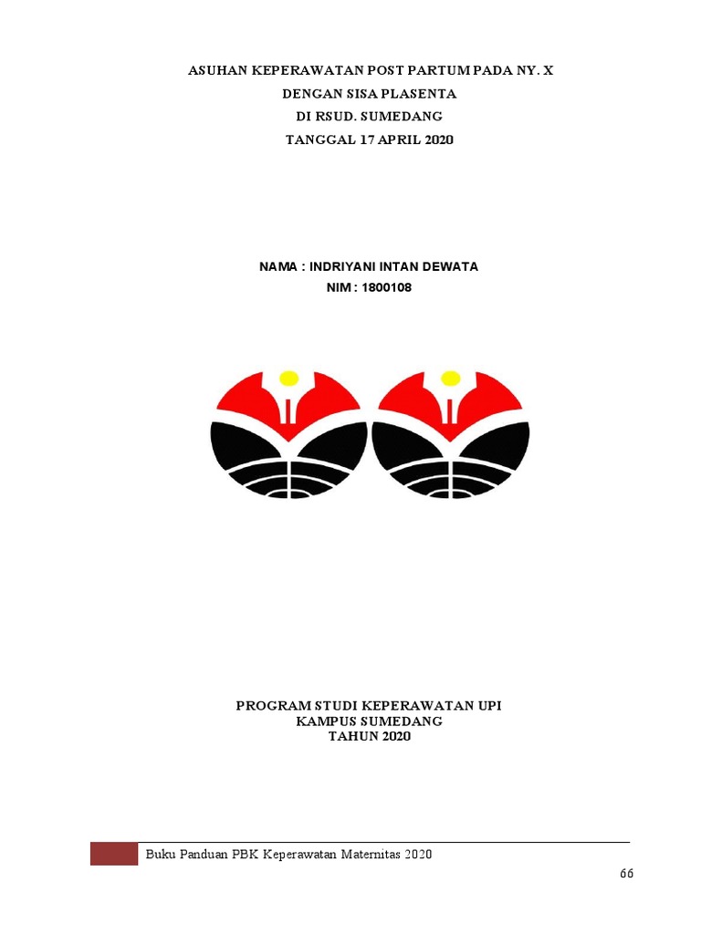 ( (Indriyani) Laporan Kasus Sisa Placenta | PDF