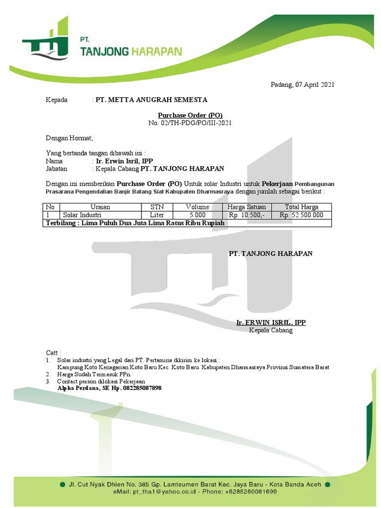 Surat Po Solar | PDF