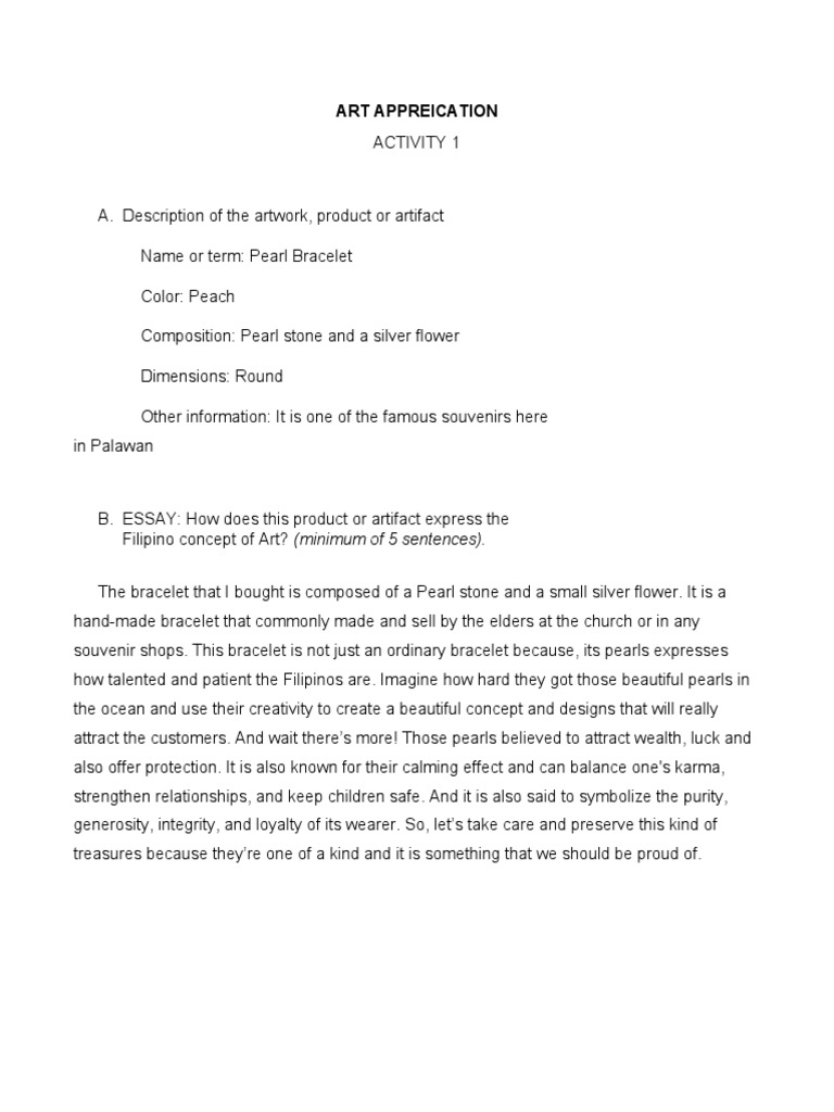 Art Appreciation | PDF