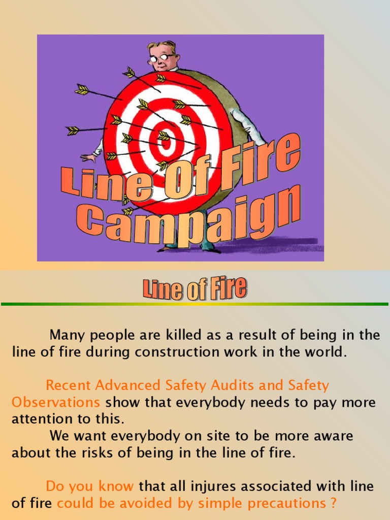 Line of Fire Safety in Construction | PDF | Crane (Machine ...