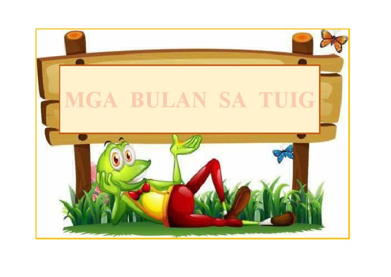 Mga Bulan Sa Tuig Title | PDF