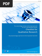 COREQ Checklist | PDF | Focus Group | Qualitative Research
