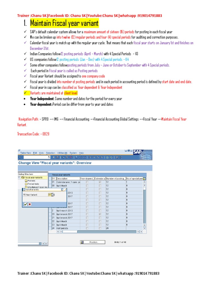 SAP Global Setting Configuration | PDF | Financial Transaction | Debits ...