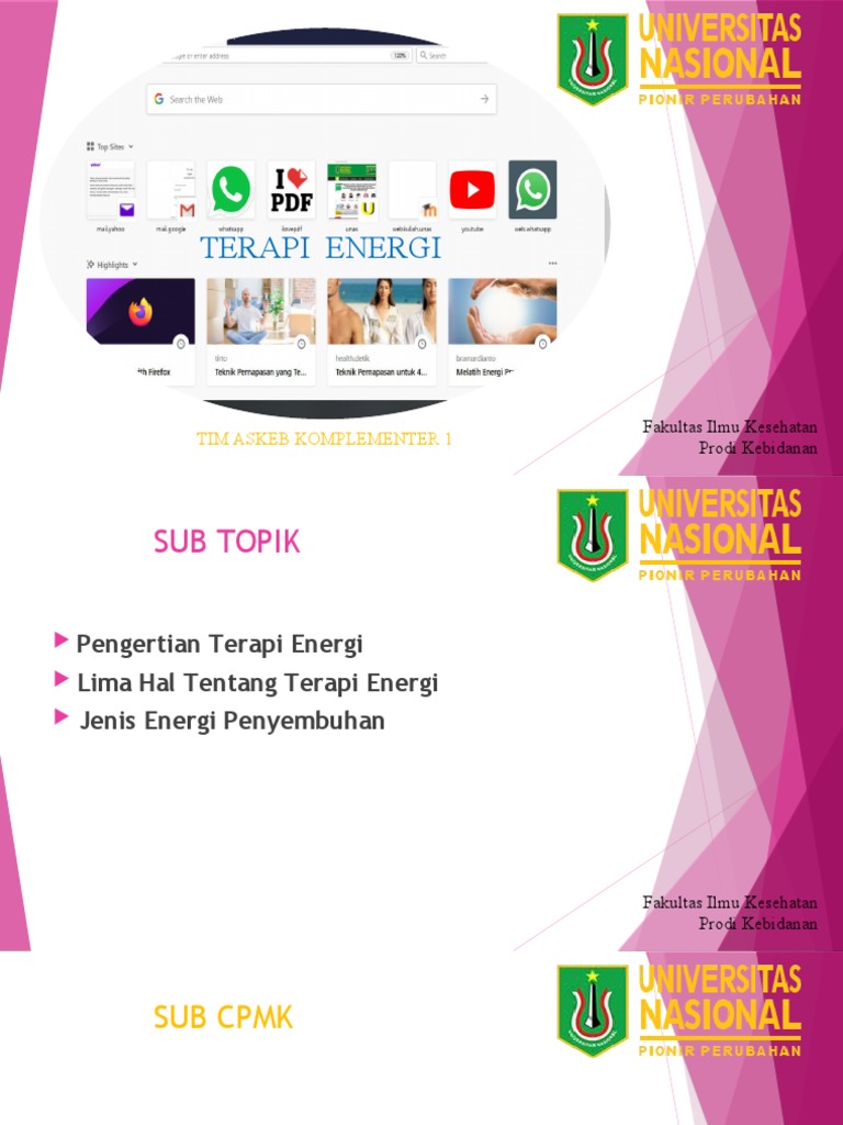 Pertemuan 15 Terapi Energi | PDF