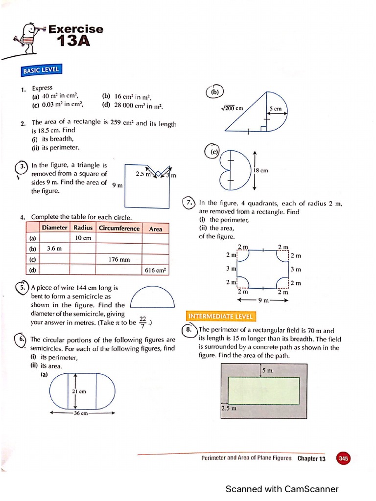 Mensuration From Shinglee 1 | PDF