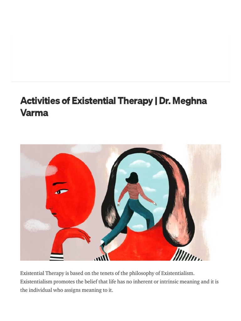 Activities of Existential Therapy | PDF | Career & Growth | Self ...