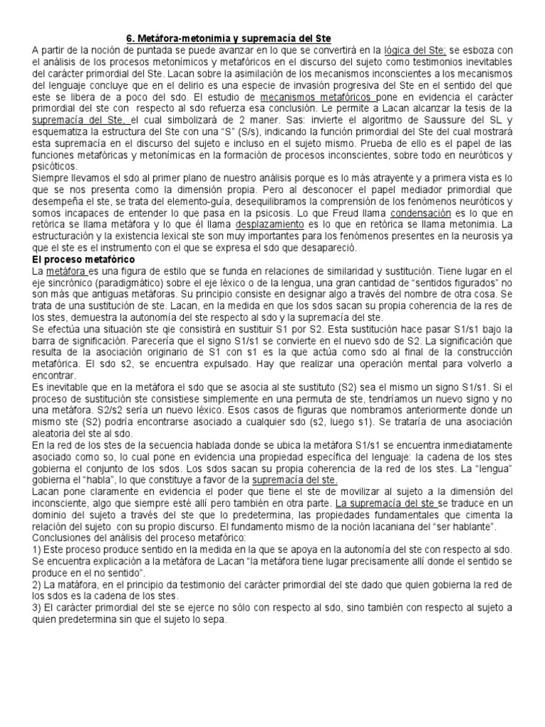 Joel Dor | PDF | Metáfora | Jacques Lacan