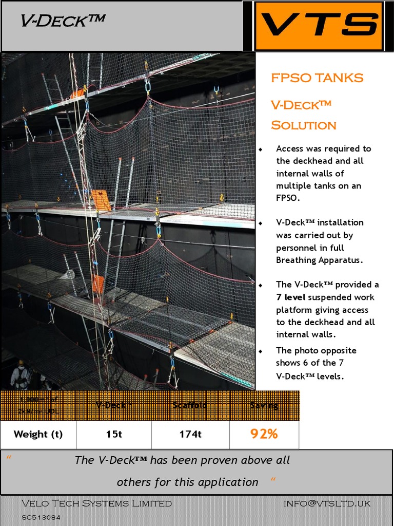 V-Deck - FPSO Tanks | PDF