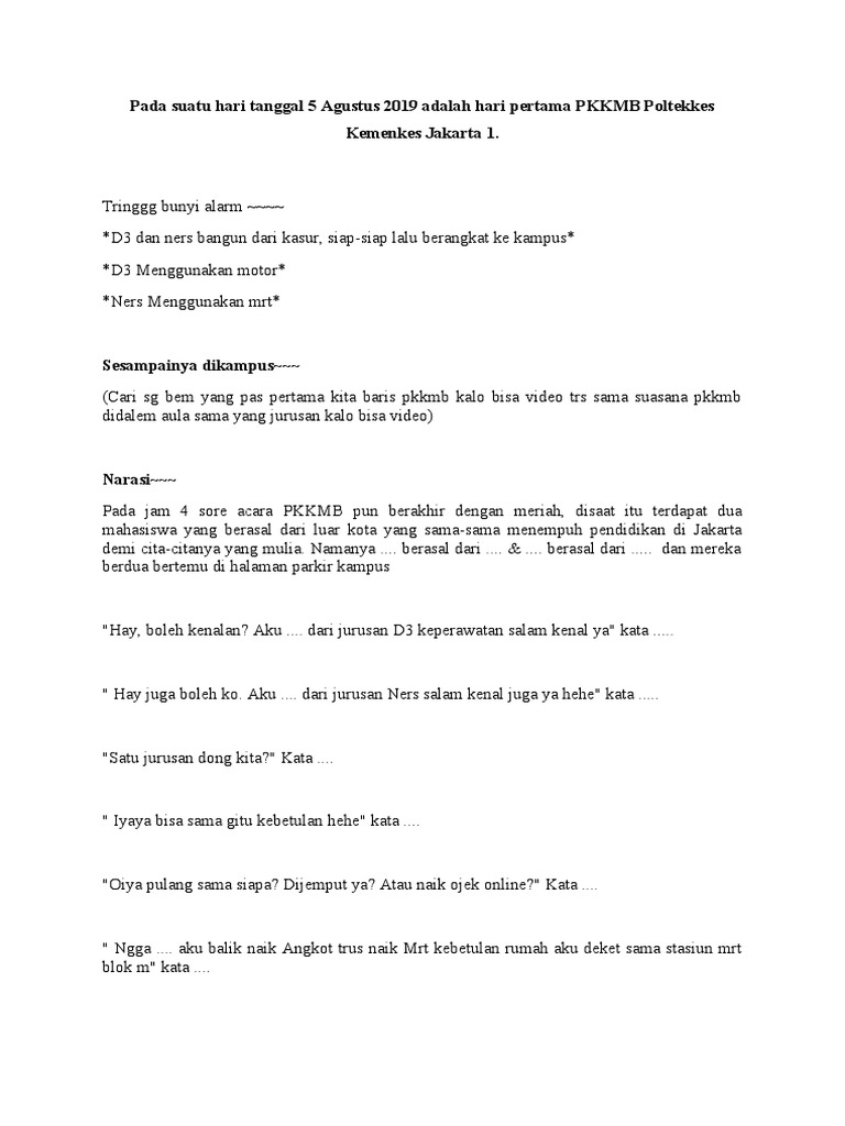 Kenalan di Capping Film PKKMB | PDF