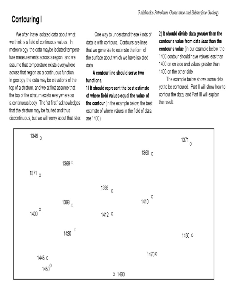 Contouring I: Contour's Value From Data Less Than The Contour's Value ...