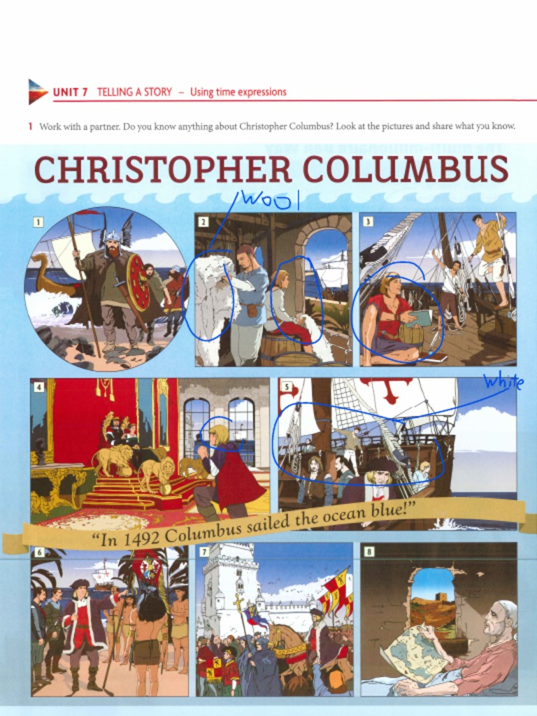 Writing Exercise - Christopher Columbus | PDF