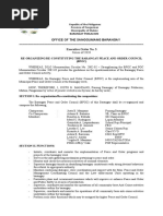 Executive Order No. 003 Creating BNC | PDF