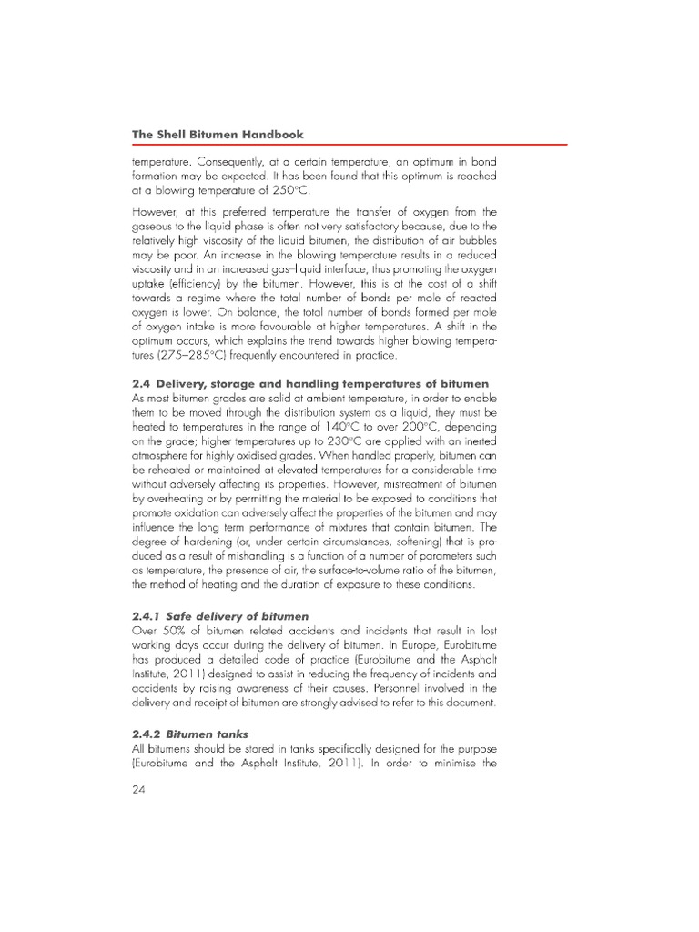 Pag 41-44 Bitumen Storage - 01-SHELL-Bitumen-Handbook-6th-Edition2015 | PDF