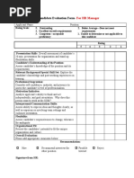 Construction Employee Evaluation Form | PDF | Performance Appraisal ...