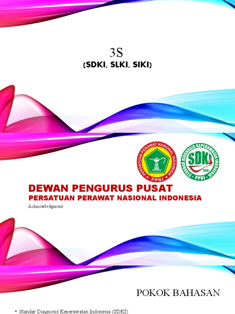 Sdki, Slki, Siki | PDF | Pengembangan Diri | Kesehatan Holistik